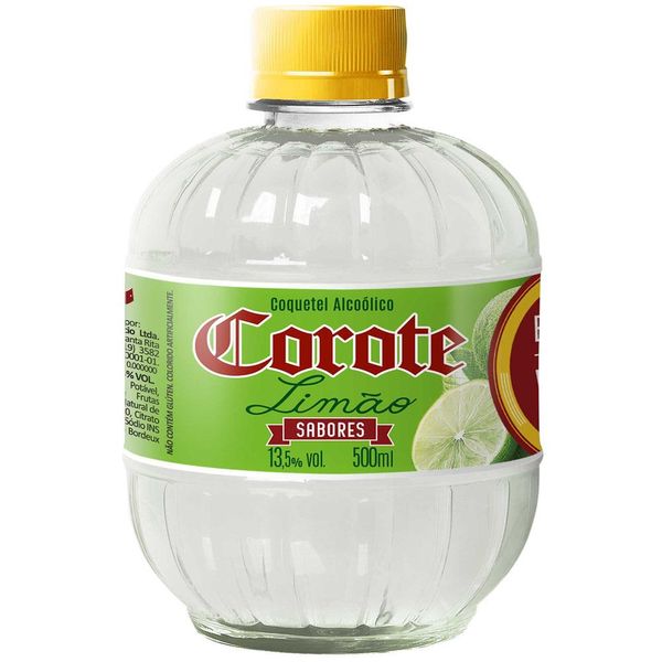 CACHAÇA COROTE 500ML LIMÃO - lavagnoli