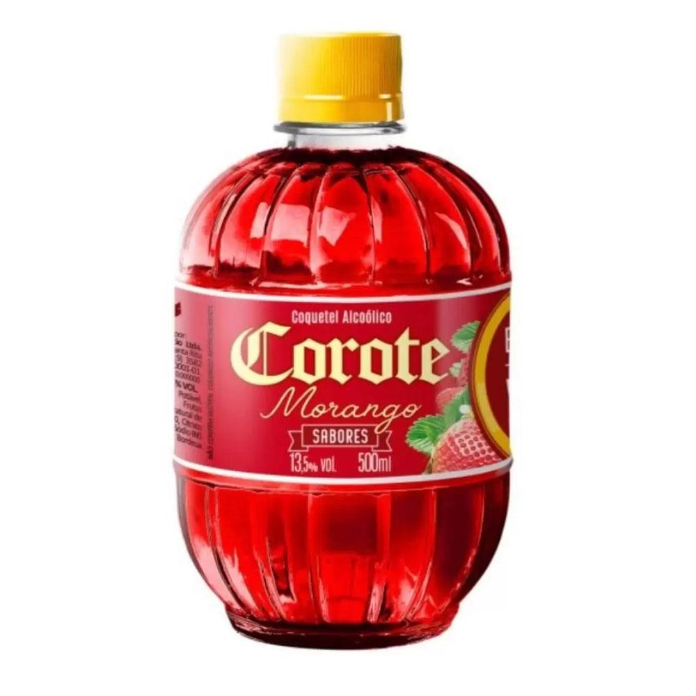 CACHAÇA COROTE 500ML MORANGO - lavagnoli