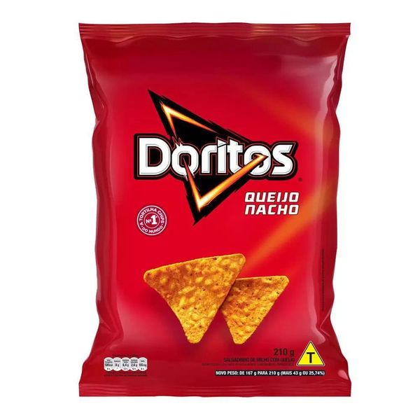 CHIPS DORITOS 210G NACHO - lavagnoli