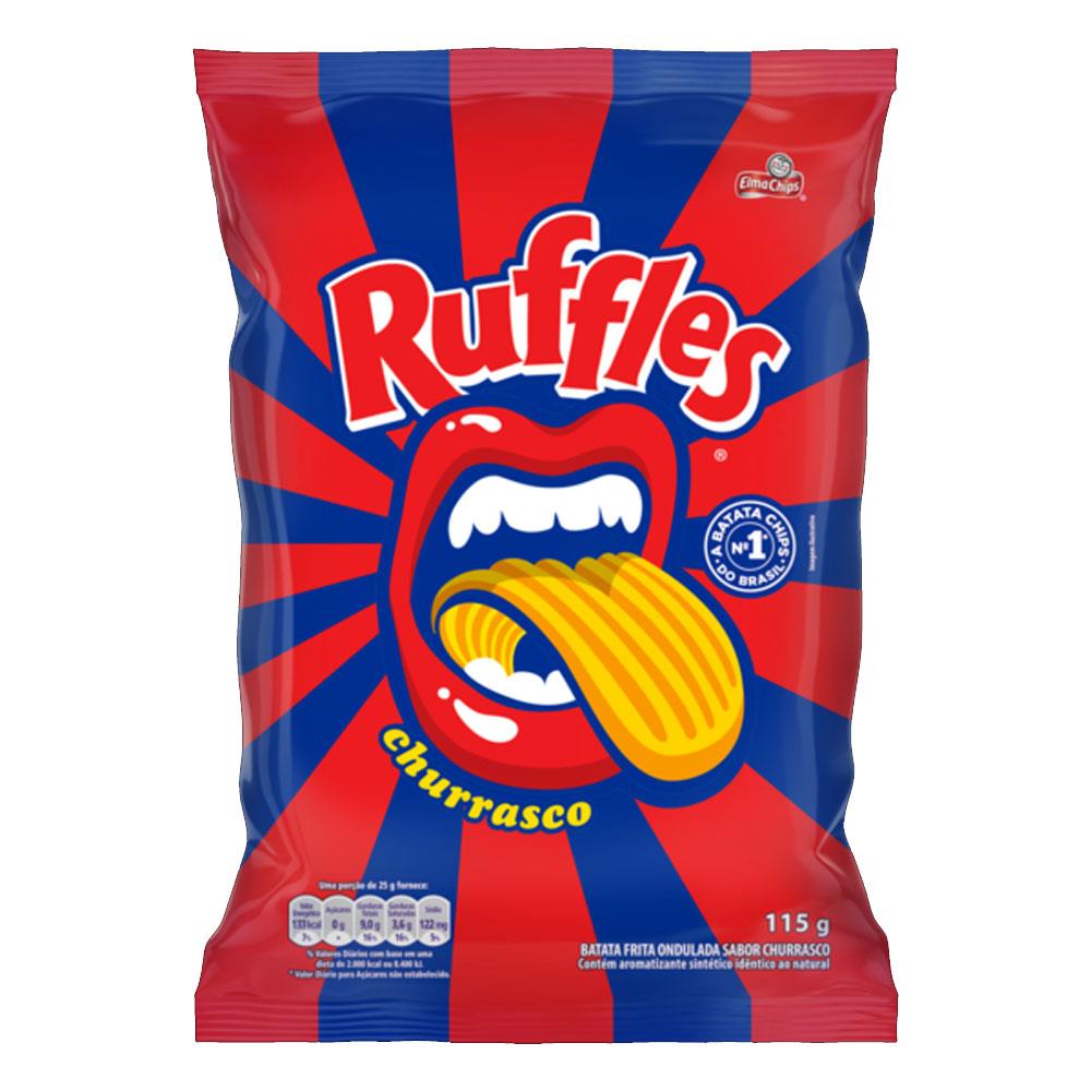 BATATA RUFFLES 115G CHURRASCO - lavagnoli