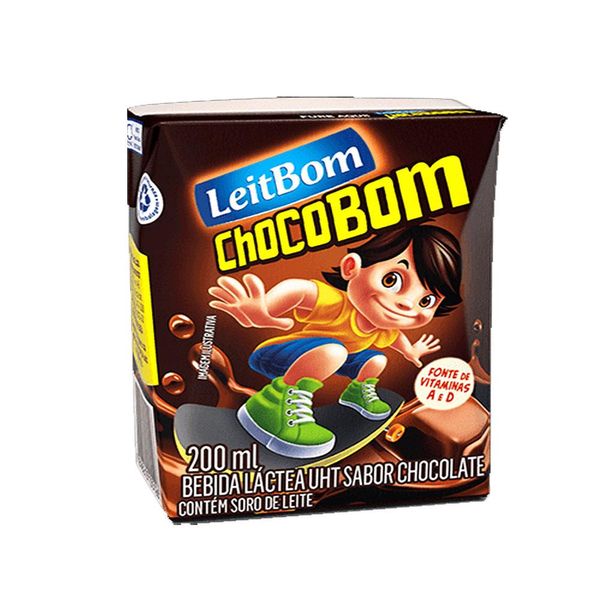 BEBIDA LÁCTEA LEITBOM 200ML CHOCOBOM - lavagnoli