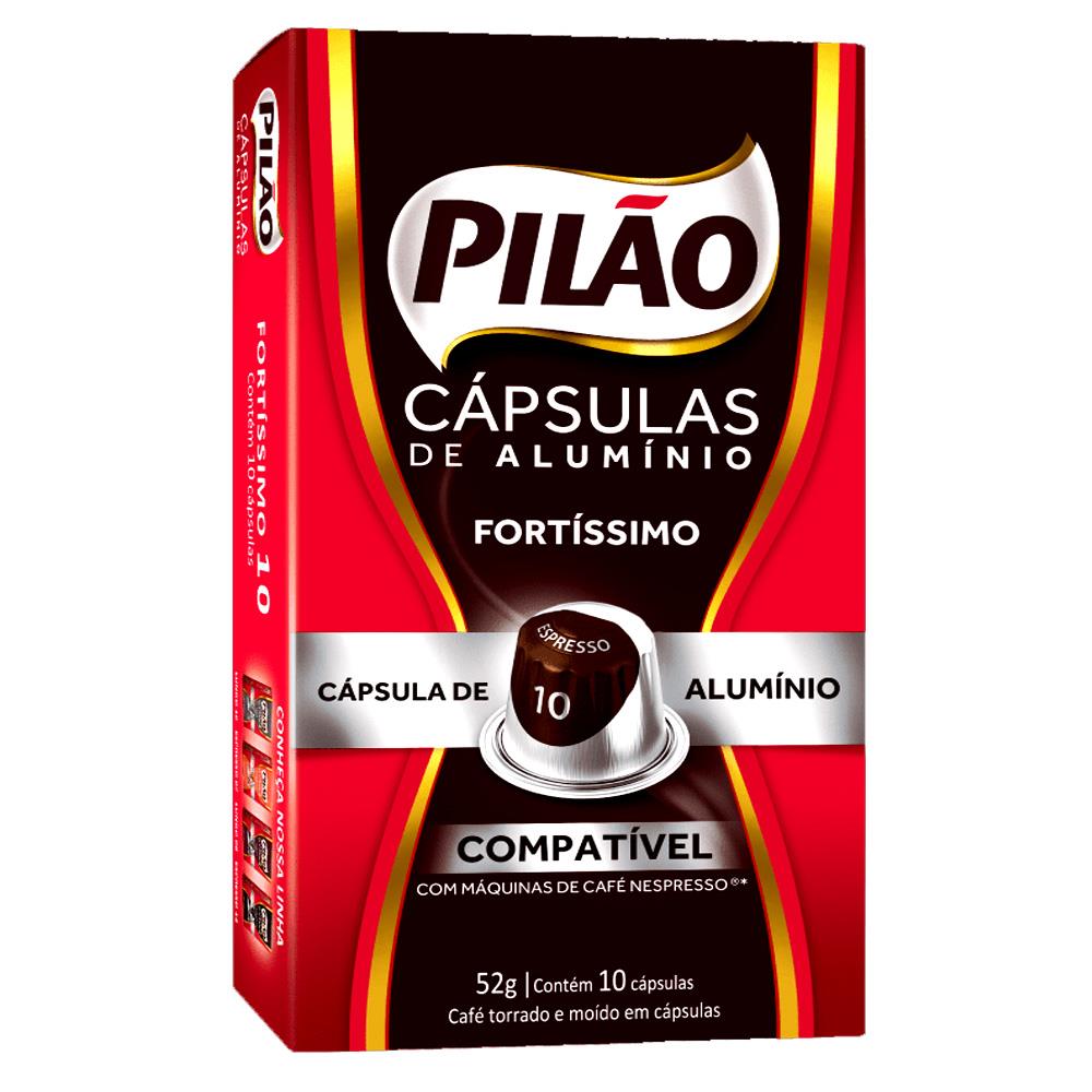 CAFÉ CÁPSULA PILÃO 52G ESPRESSO 10 - lavagnoli