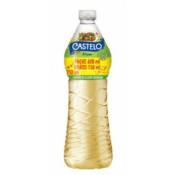 VINAGRE CASTELO ALC L750P600ML COLORIDO - lavagnoli