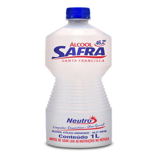 ÁLCOOL SAFRA 1L TRADICIONAL - lavagnoli