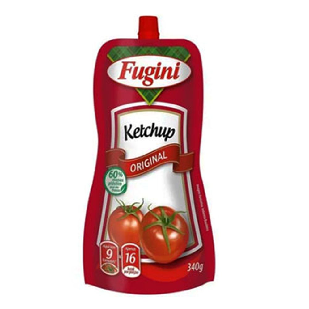 CATCHUP FUGINI SACHÊ 340G ORIGINAL - lavagnoli
