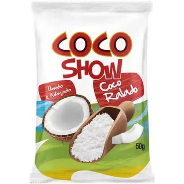 COCO RALADO COCO SHOW 50G ÚMIDO/ADOÇADO - lavagnoli