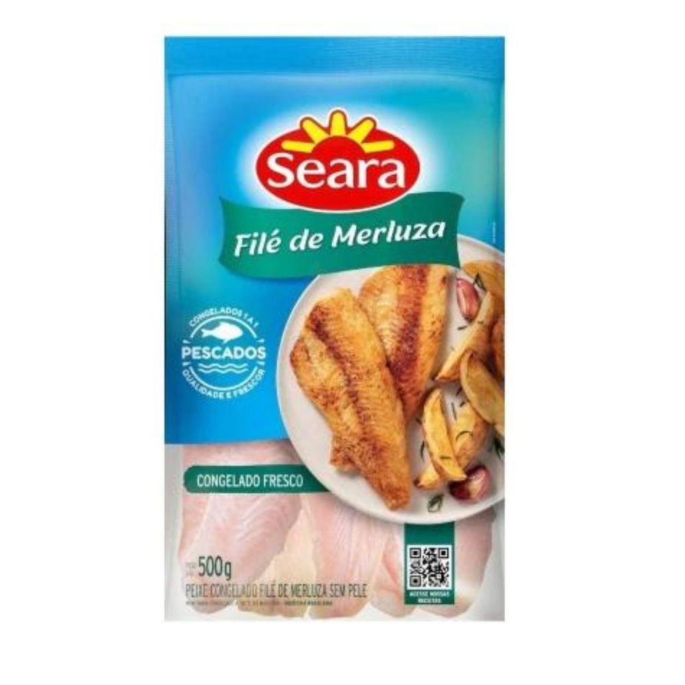FILE MERLUZA SEARA 500G - lavagnoli