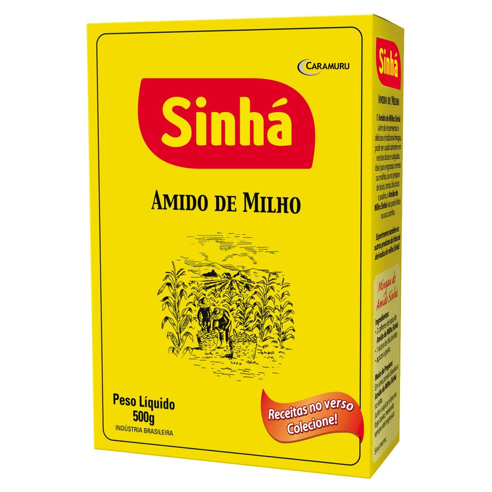 AMIDO MILHO SINHÁ 500G TRADICIONAL - lavagnoli