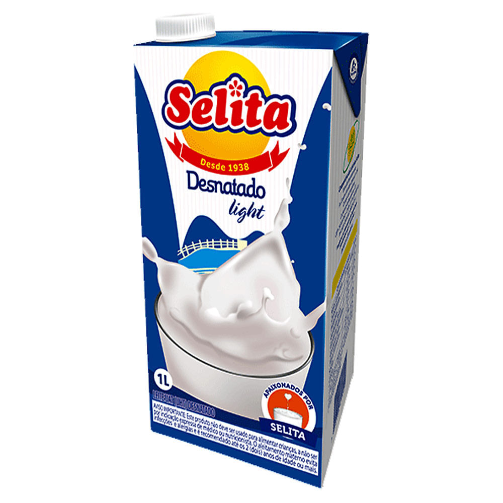 LEITE SELITA UHT LIGHT 1L DESNATADO - lavagnoli