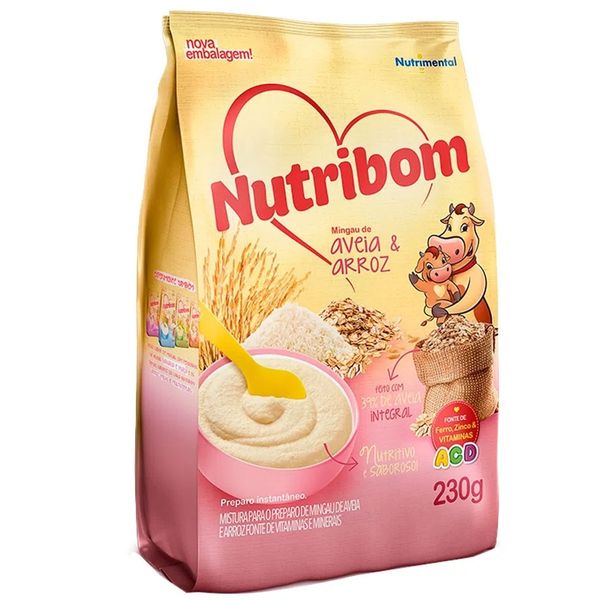 MINGAU NUTRIBOM SACHÊ 230G AVEIA/ARROZ - lavagnoli