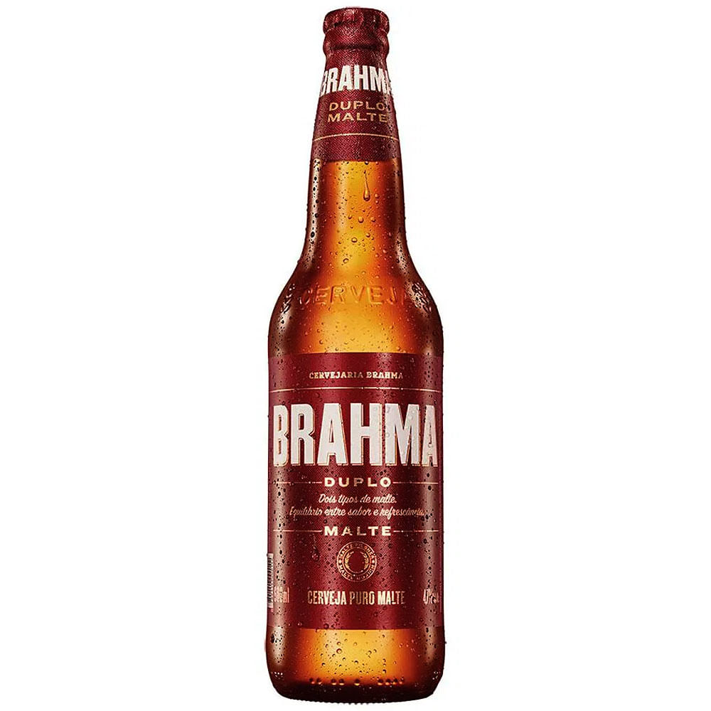 CERVEJA BRAHMA 600ML DUPLO MALTE - lavagnoli