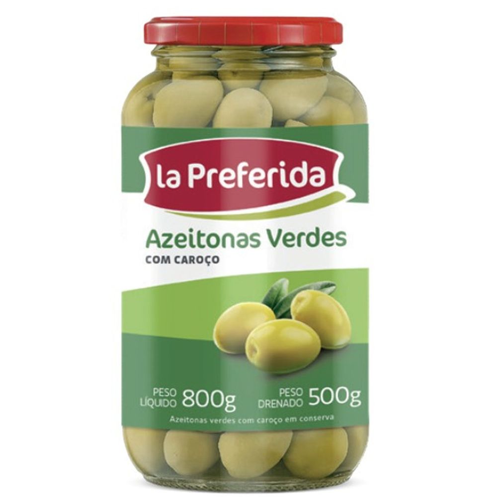 AZEITONA LA PREFERIDA 500G TRAD - lavagnoli