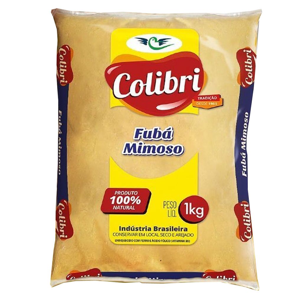 FUBÁ COLIBRI MIMOSO 1KG - lavagnoli