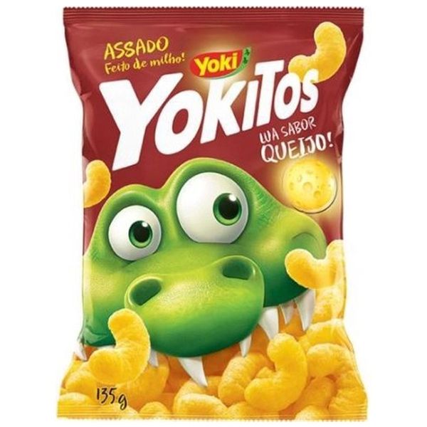 CHIPS YOKITOS 135G QUEIJO LUA - lavagnoli