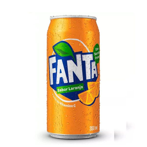REFRIGERANTE FANTA LATA 350ML LARANJA - lavagnoli