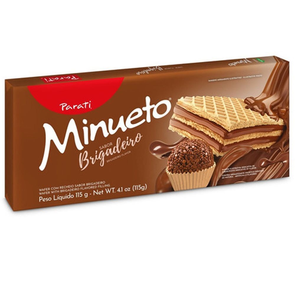 WAFER MINUETO 115G BRIGADEIRO - lavagnoli