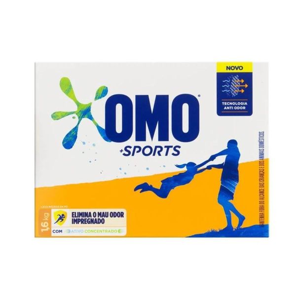 SABÃO PÓ OMO 1.6KG ANTIODOR - lavagnoli
