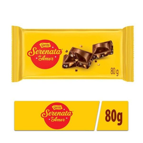 TABLETE GAROTO 80G SERENATA - lavagnoli