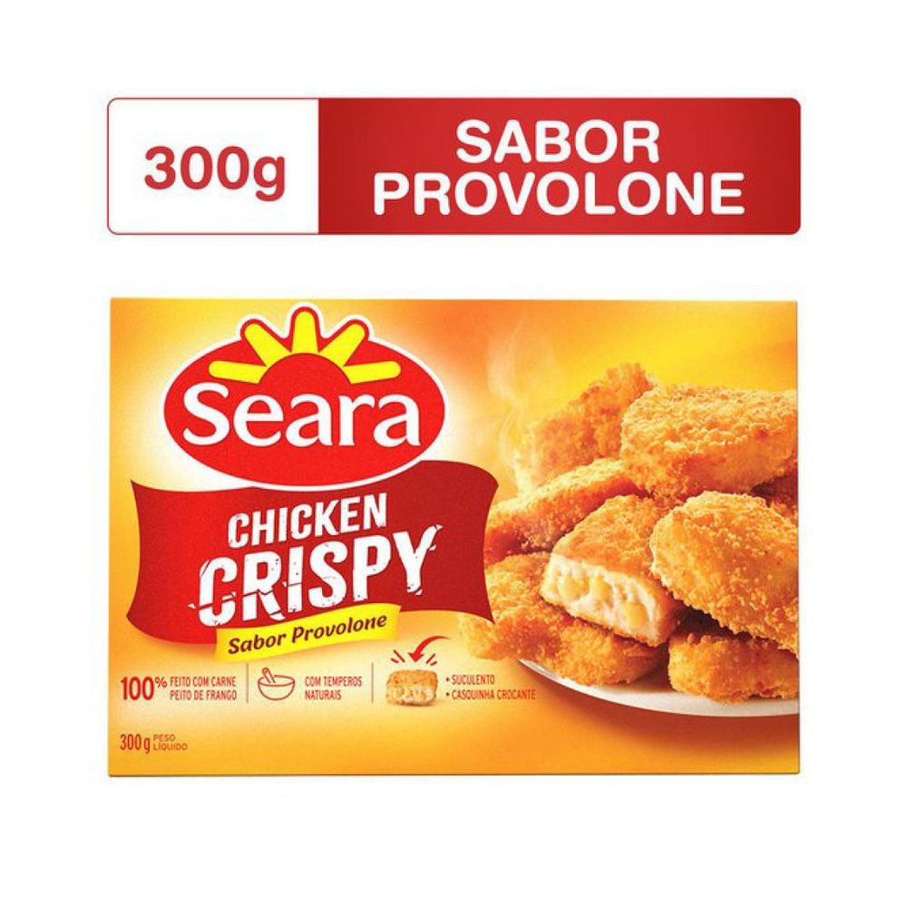 EMPANADO SEARA CHICKEN CRISPY 300G PROVOLONE - lavagnoli