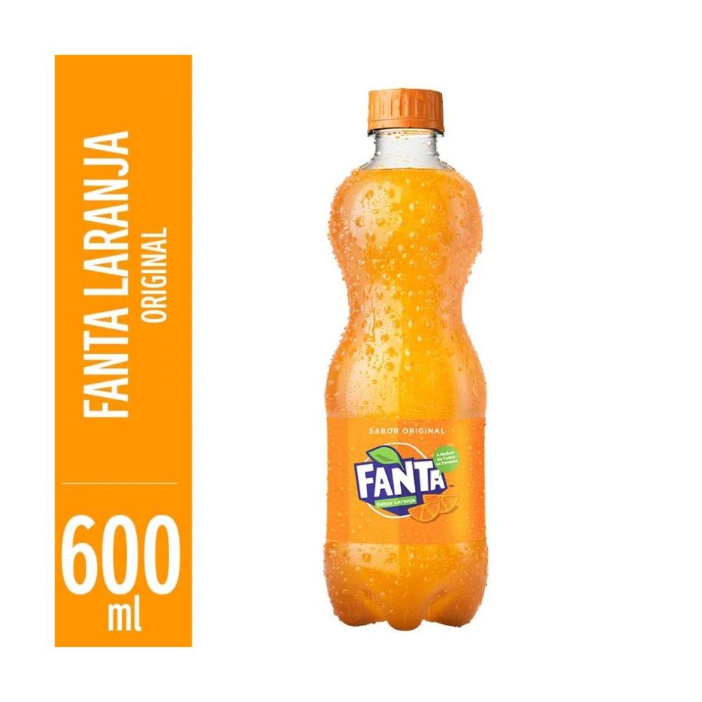 REFRIGERANTE FANTA PET 600ML LARANJA - lavagnoli