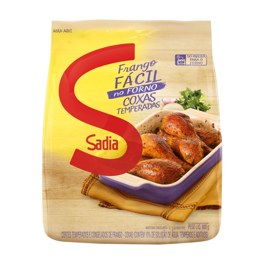 COXA FRANGO SADIA 800G ASSA FÁCIL - lavagnoli