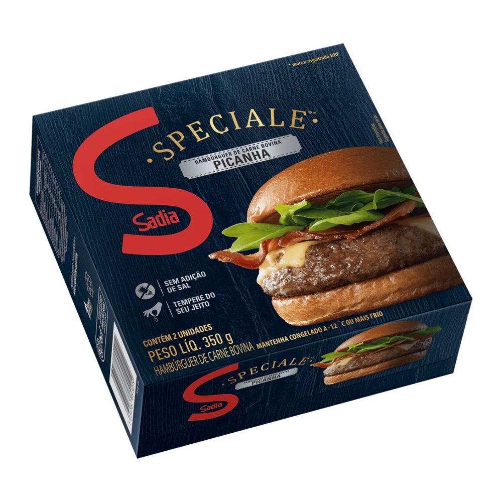 HAMBÚRGUER SADIA SPECIALE 350G PICANHA - lavagnoli