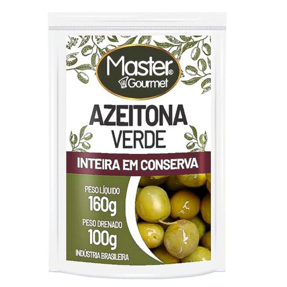AZEITONA MASTER GOURMET SACHÊ 100G TRAD - lavagnoli