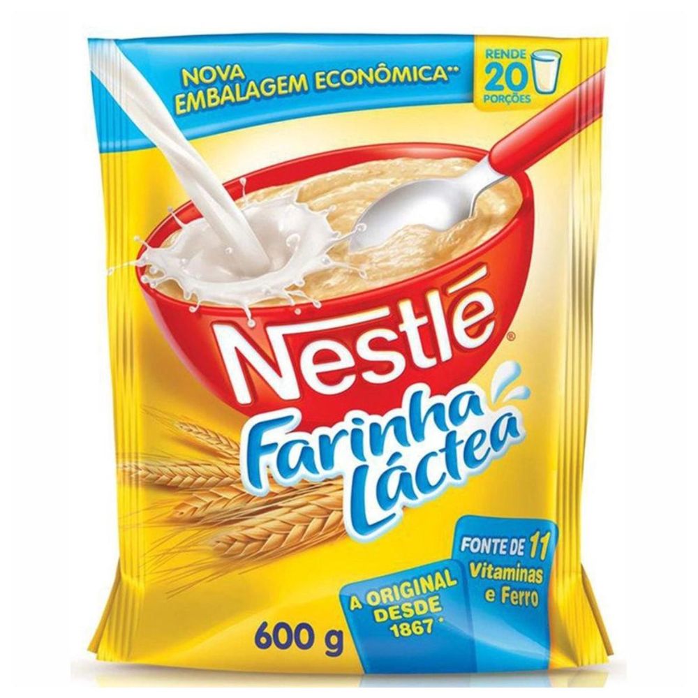 FARINHA LÁCTEA NESTLE 600G TRAD - lavagnoli