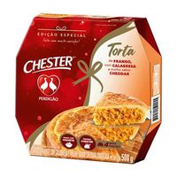 TORTA CHESTER PERDIGÃO 500G CALABRESA/MOLHO CHEDDAR - lavagnoli