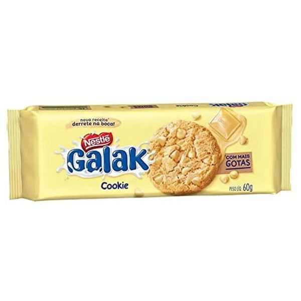 COOKIES NESTLE 60G GALAK CHOCOLATE BRANCO - lavagnoli