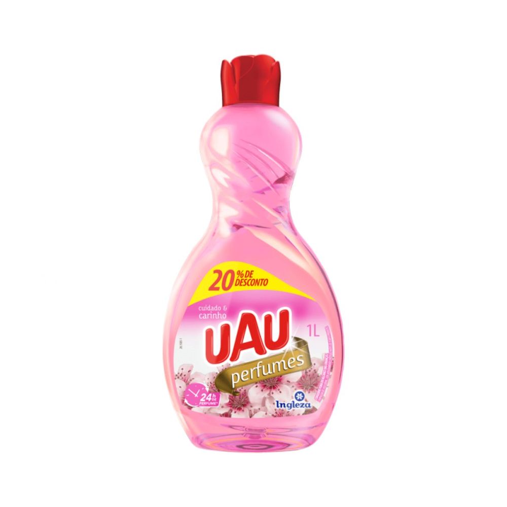 LIMPADOR UAU PERFUMES LEV 1000ML PAG 800ML CUIDADO/CARINHO - lavagnoli