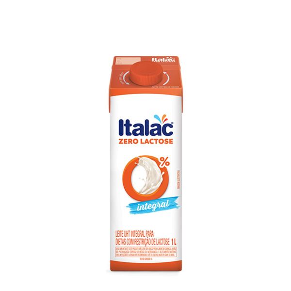 LEITE ITALAC UHT SEM LACTOSE 1L INTEGRAL - lavagnoli