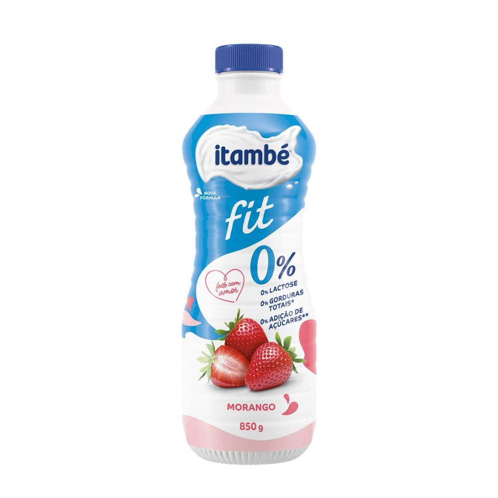 IOGURTE ITAMBÉ FIT 850G MORANGO - lavagnoli