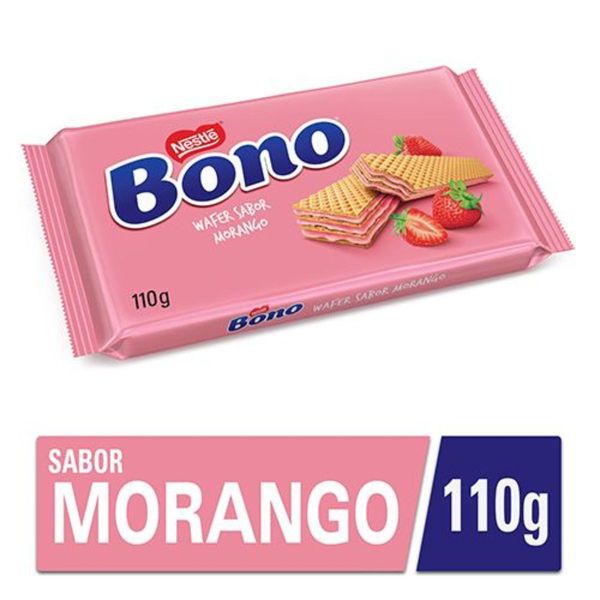 WAFER BONO 110G MORANGO - lavagnoli