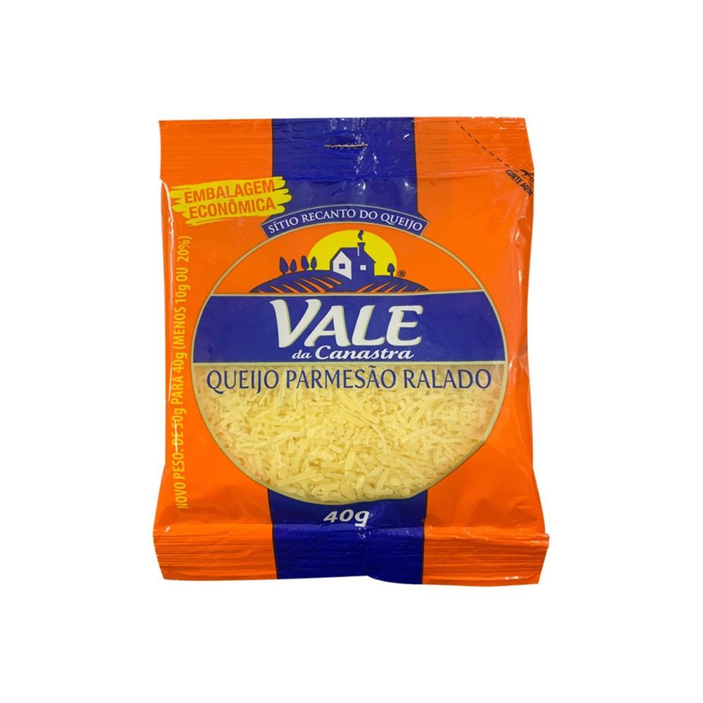 QUEIJO RALADO VALE CANASTRA 40G PARMESÃO - lavagnoli