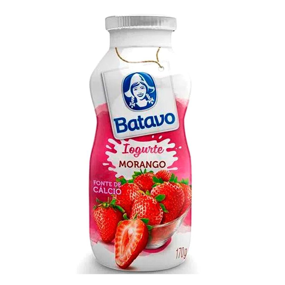 IOGURTE BATAVO 170G MORANGO - lavagnoli