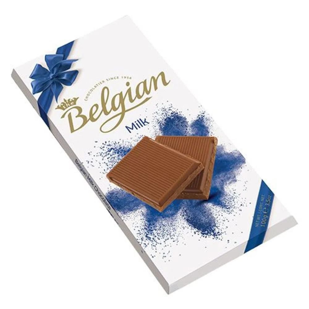 TABLETE BELGIAN MILK 100G CHOC - lavagnoli