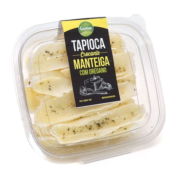 TAPIOCA GOMAC CROCANTE 130G MANTEIGA/ORÉGANO - lavagnoli