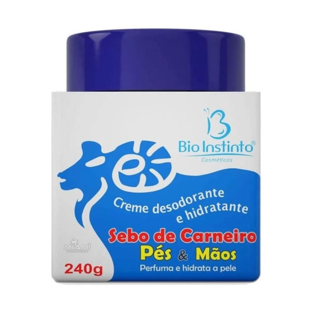 CREME BIO INSTINTO 240G MÃOS E PÉS - lavagnoli