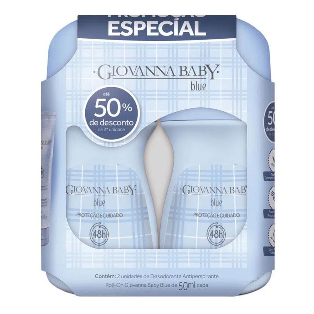 KIT GIOVANNA BABY ROLL ON 2X50ML BLUE - lavagnoli