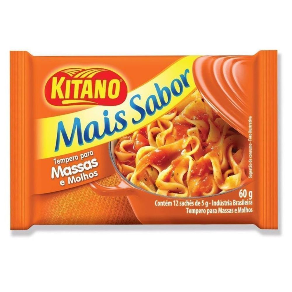 TEMPERO KITANO MAIS SABOR 60G MASSAS - lavagnoli