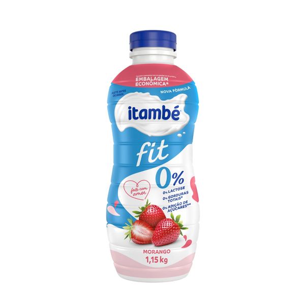IOGURTE ITAMBÉ FIT 1150G MORANGO - lavagnoli