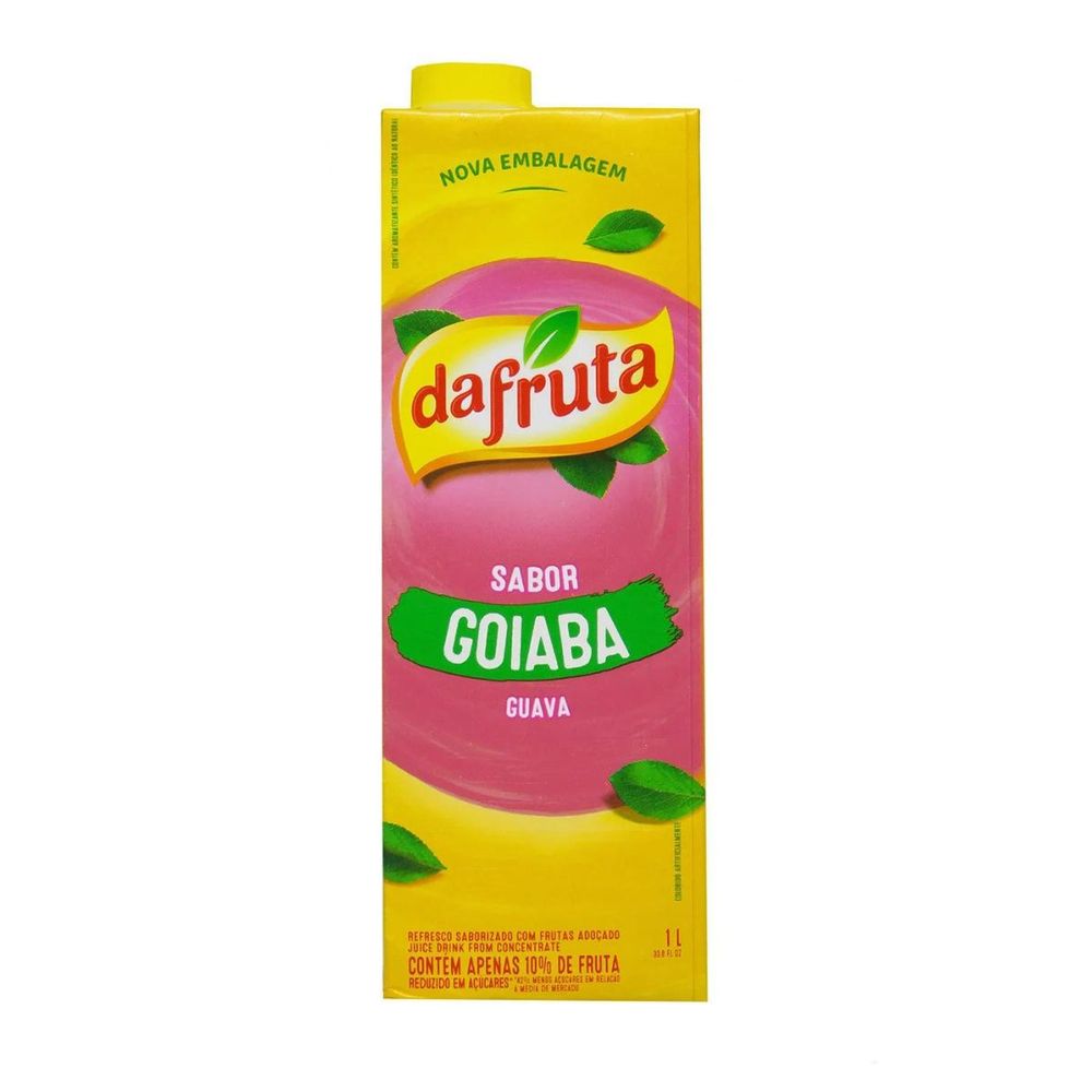 REFRESCO SABORIZADO DAFRUTA TP 1L GOIABA - lavagnoli