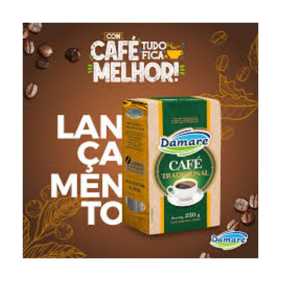 CAFÉ DAMARE VÁCUO 250G TRAD - lavagnoli