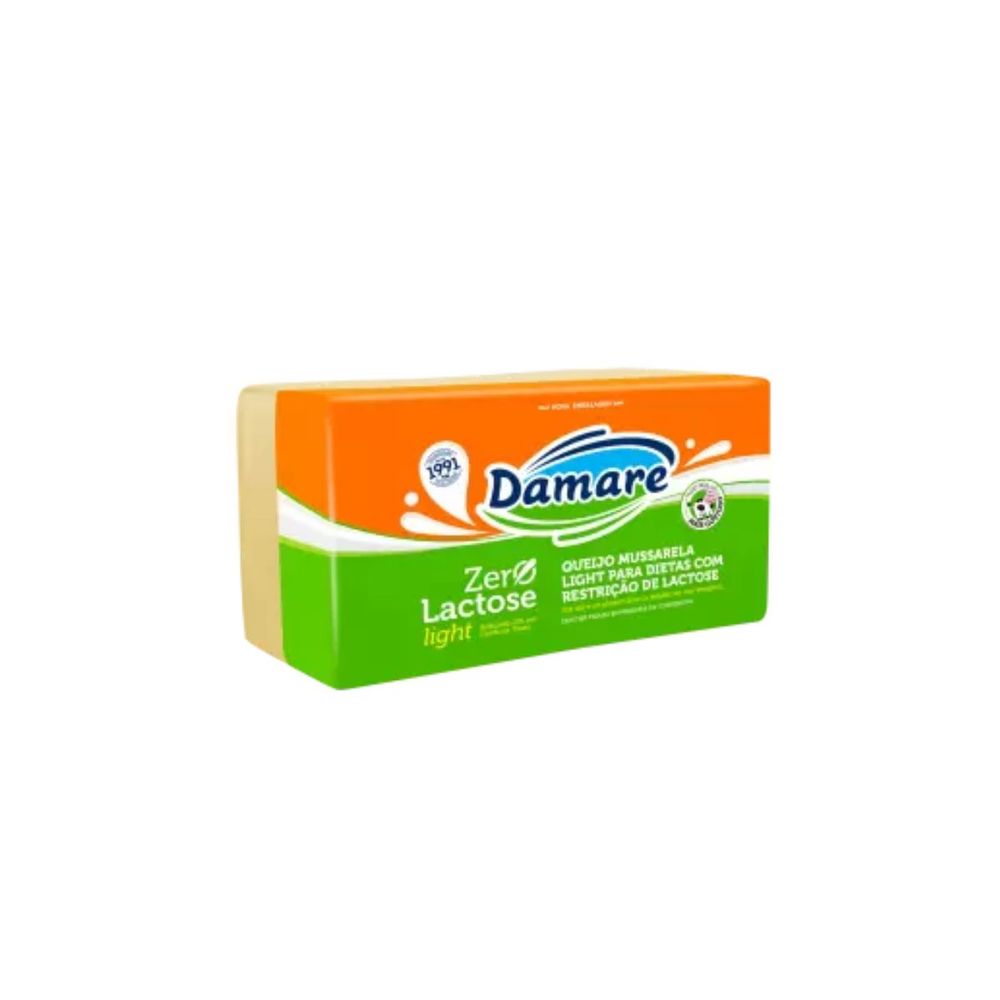 QUEIJO PRATO LIGHT SEM LACTOSE DAMARE KG - PORÇÃO DE 1000G - lavagnoli
