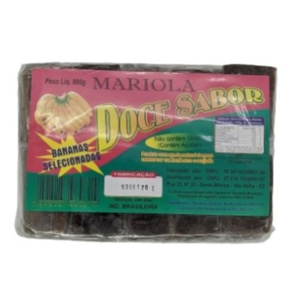 MARIOLA DOCE SABOR 900G - lavagnoli