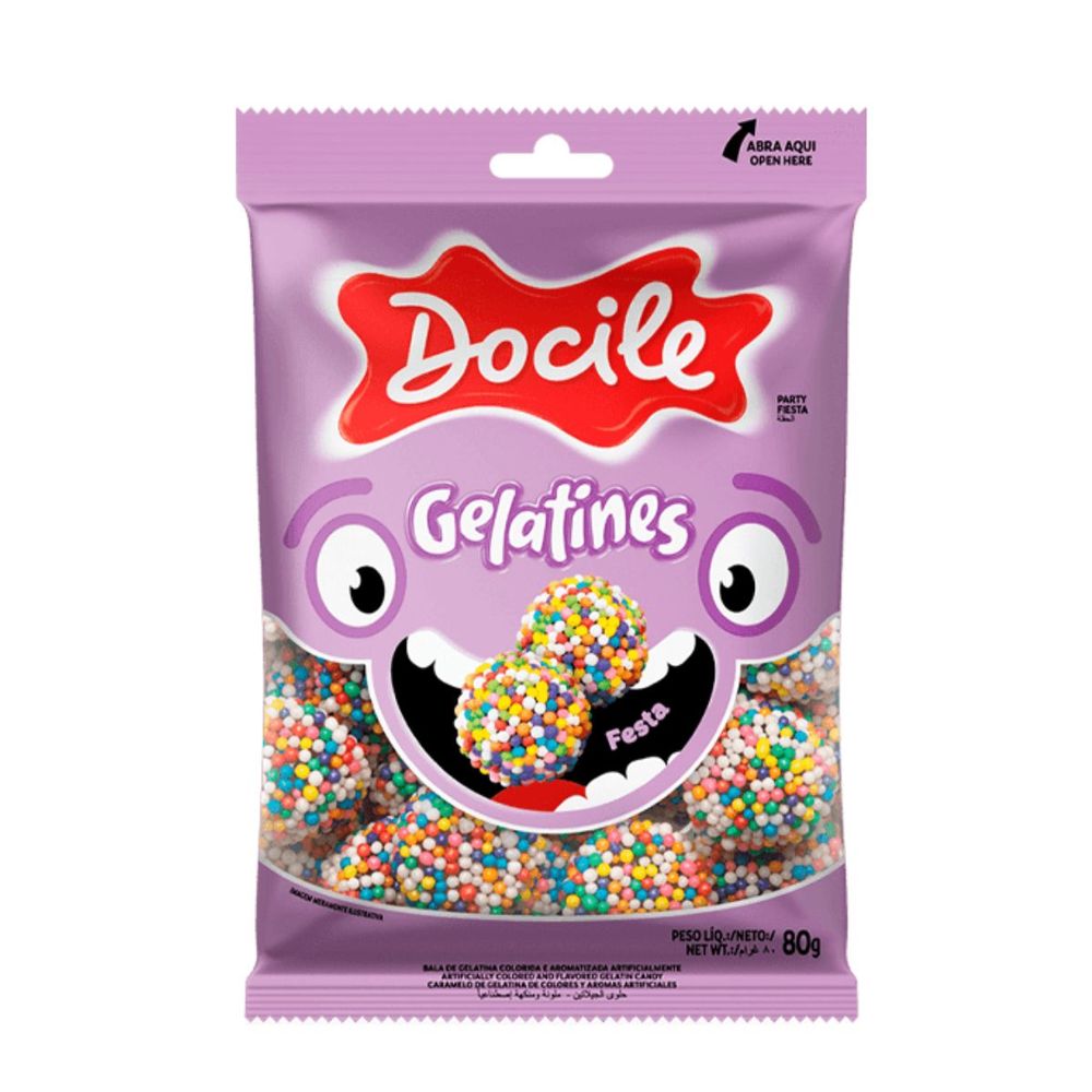 BALA DOCILE GELATINES 80G FESTA - lavagnoli BALA DOCILE GELATINES 80G FESTA - lavagnoli