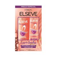 KIT ELSEVE SHAMPOO 375ML+CONDICIONADOR 170ML LISO SONHOS - lavagnoli