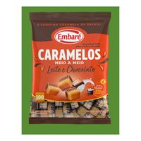 BALA EMBARÉ CARAMELO 660G LEITE/CHOCOLATE - lavagnoli