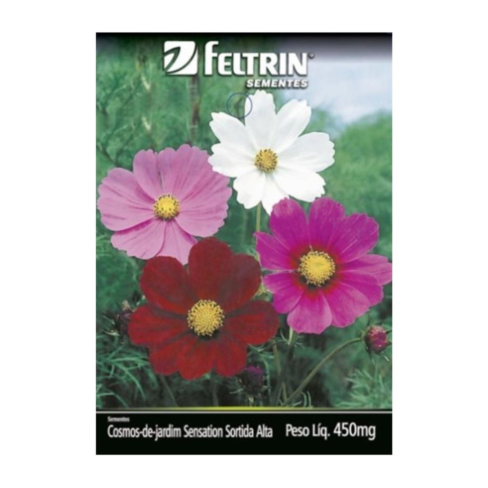 SEMENTE FELTRIN 450MG COSMOS DE JARDIM - lavagnoli